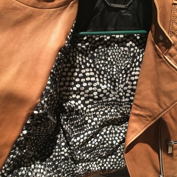 Barbara Bui | Jackets & Coats | Barbara Bui Tan Leather Jacket | Poshmark